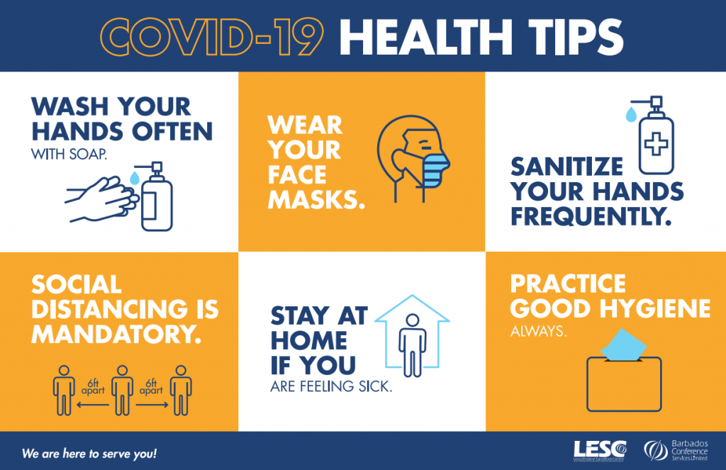 COVID-19 Health Tips | Lloyd Erskine Sandiford Centre